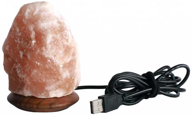USB Himalajska lampa od sonog kristala 2022033
