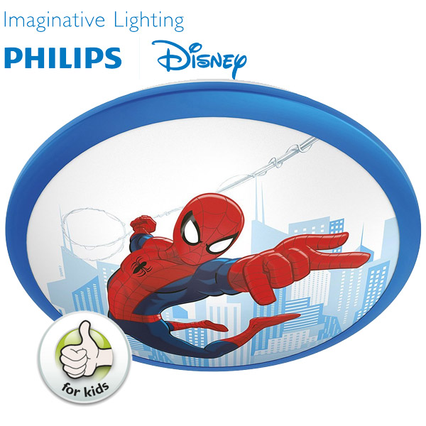 LED Luster plafonjera za dečiju sobu Philips Disney Spiderman 71760/40/16
