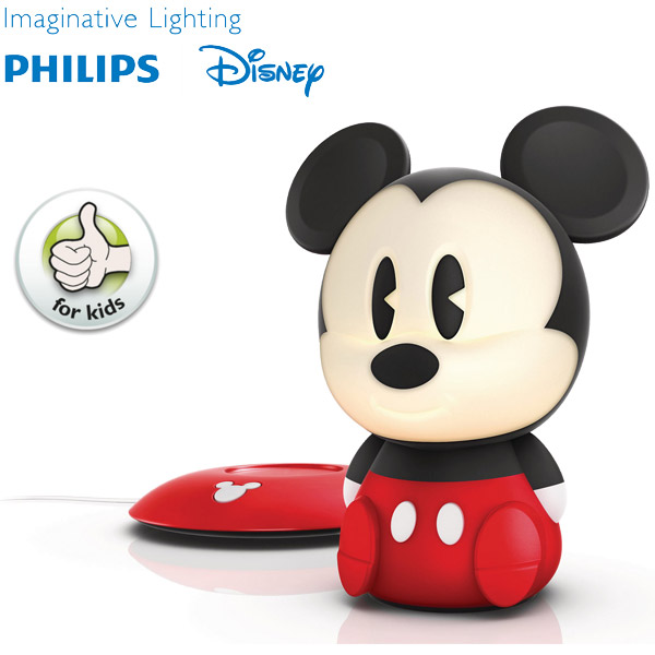 Punjiva portabl LED lampa Philips Disney Mickey Mouse 71709/30/16
