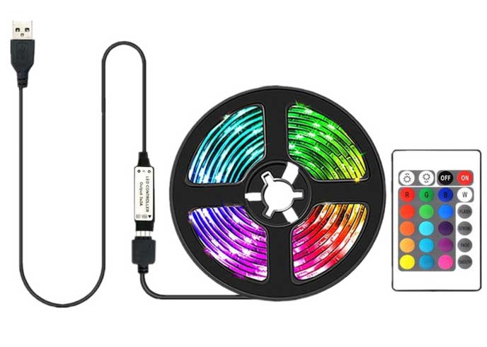 Multicolor LED traka 2m sa napajanjem preko USB priključka