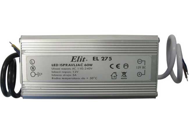 Elit+ LED Driver Napajanje za LED traku 60W EL 275