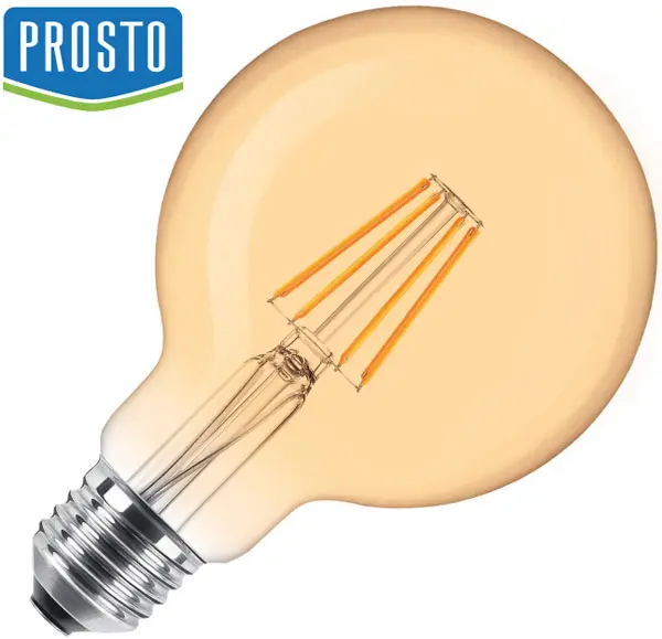 LED filament sijalica dimabilna toplo bela 6W LS-G95FDA-WW-E27/6