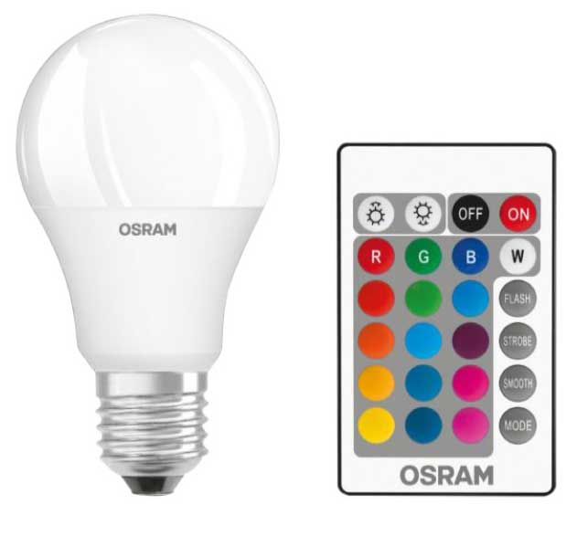 RGBW LED sijalica sa daljinskim upravljačem Osram 4058075430754