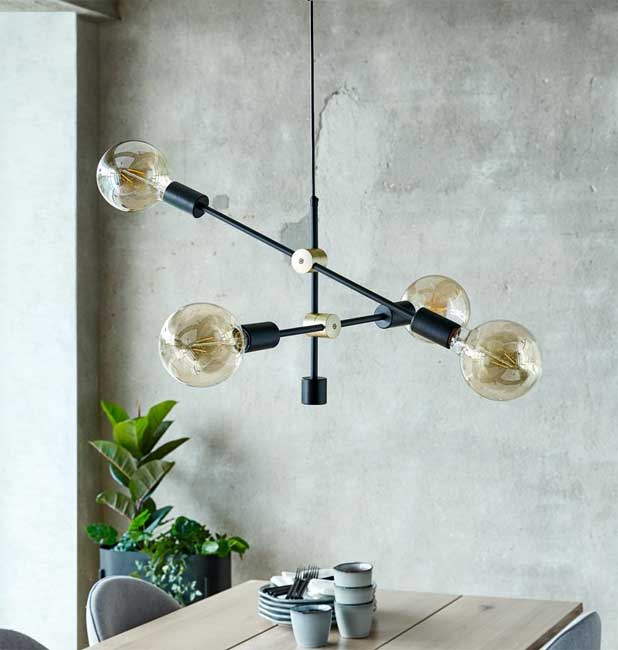 Luster Torwald 4xE27