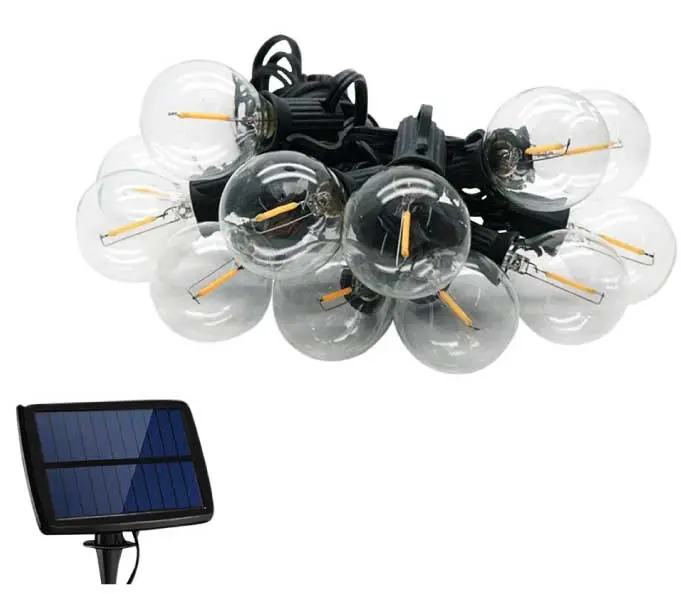 Niz od 10 LED sijalica sa solarnim napajanjem 5.5m RTV100004