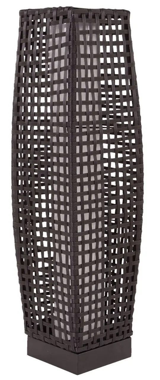 Baštenska Solarna Lampa Od Wicker Ratana 68 cm