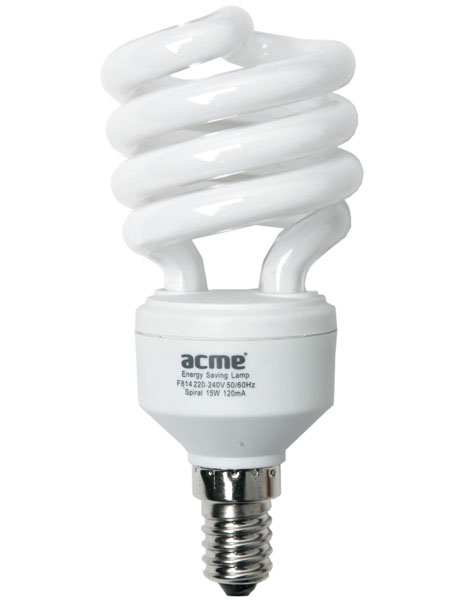 Acme Štedljiva sijalica Spiral E14 15W 8000h 14ESS15WE14