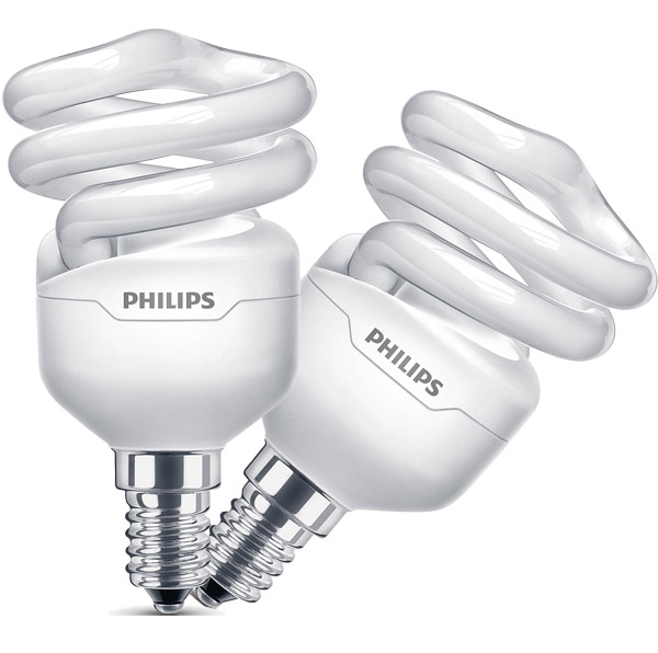 Štedljiva sijalica Philips Tornado T2 8W E14 CDL PS170 2kom.