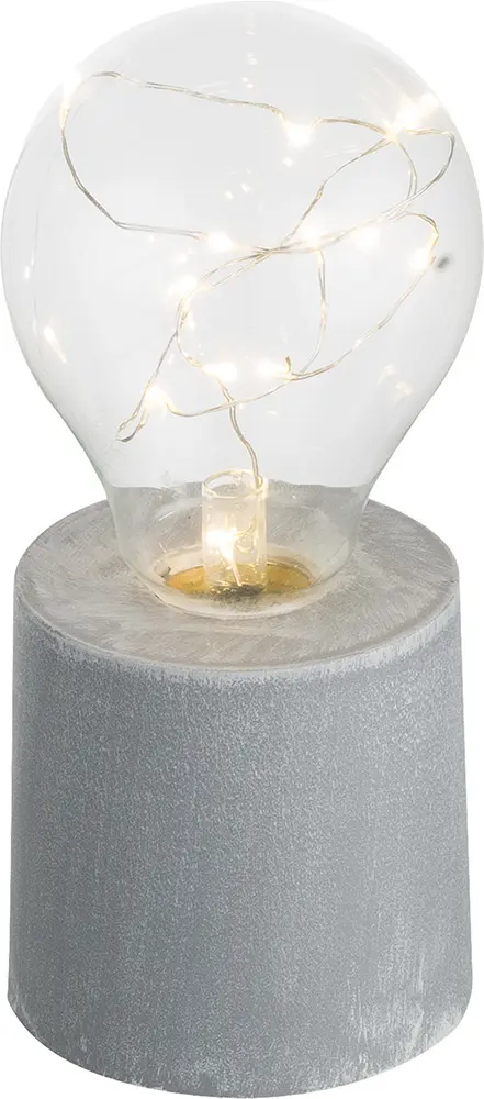 Globo stona lampa Goldy 28100-24 okrugla beton siva
