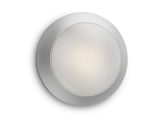 Halo LED spoljašnja plafonska svetiljka inox 1x3W