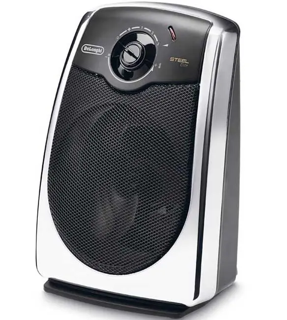 DeLonghi Grejalica sa ventilatorom Chrome Blck HVS3031 557041