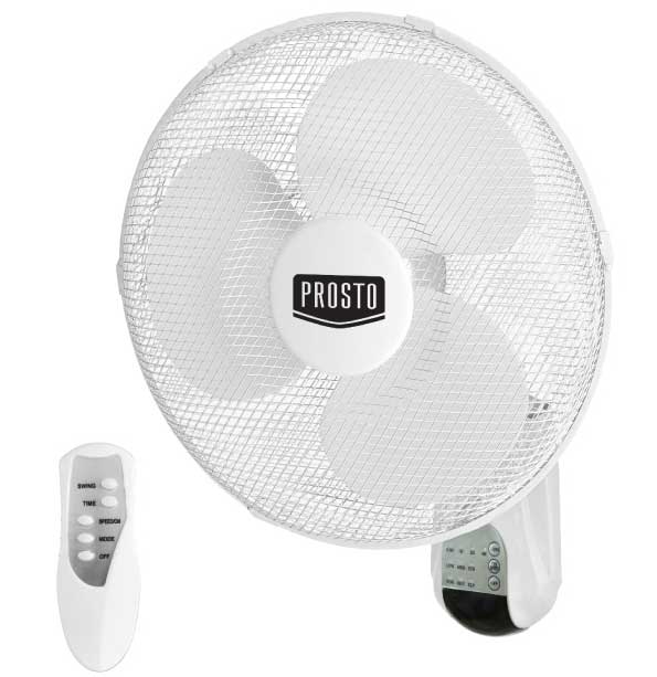 Zidni ventilator sa daljinskim upravljačem 40cm 50W Prosto WF40R