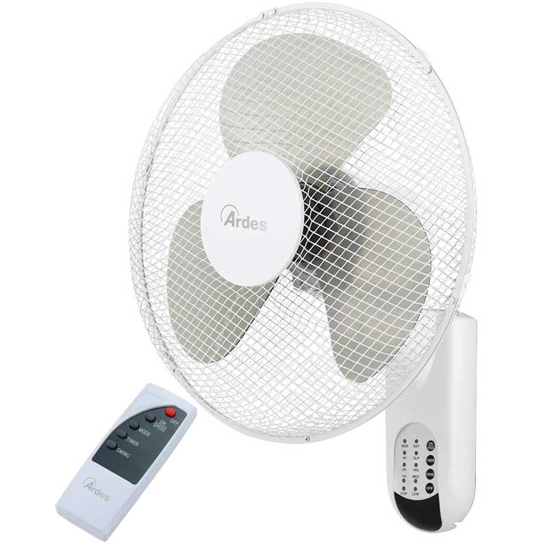 Zidni ventilator sa daljinskim upravljačem 40cm 50W Ardes AR5W40RW