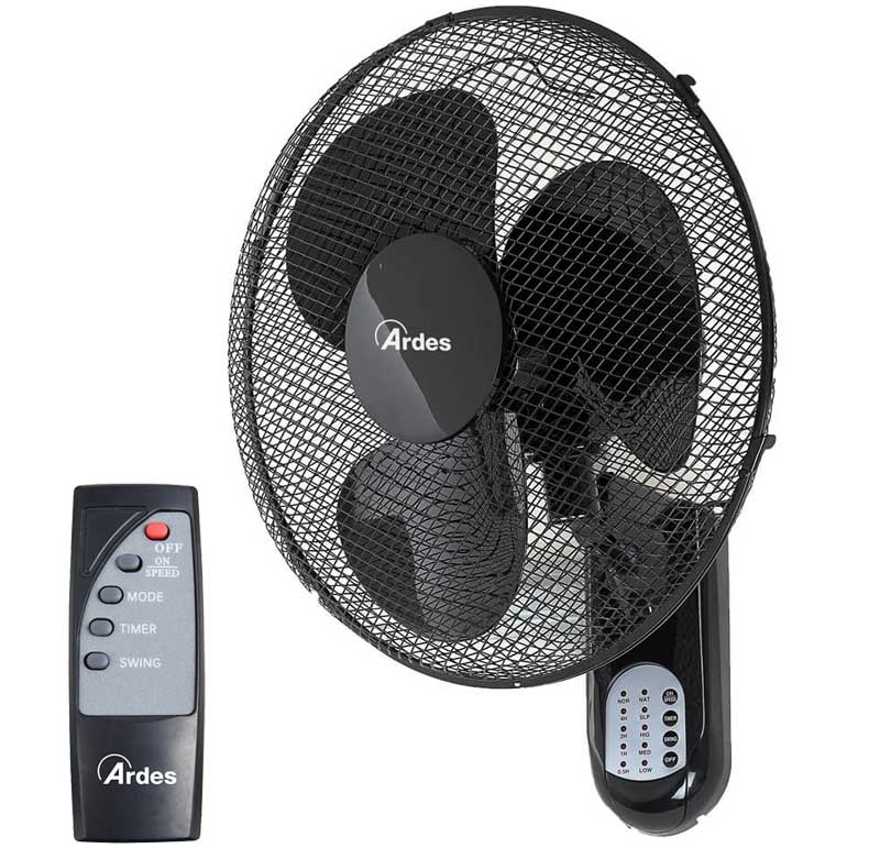 Zidni ventilator sa daljinskim upravljačem 40cm 50W Ardes AR5W40R