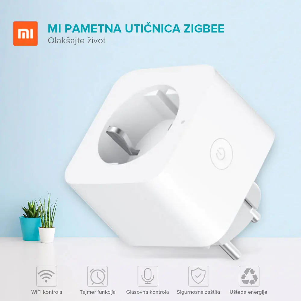 Xiaomi Pametna Utičnica Mi Smart Plug Zigbee