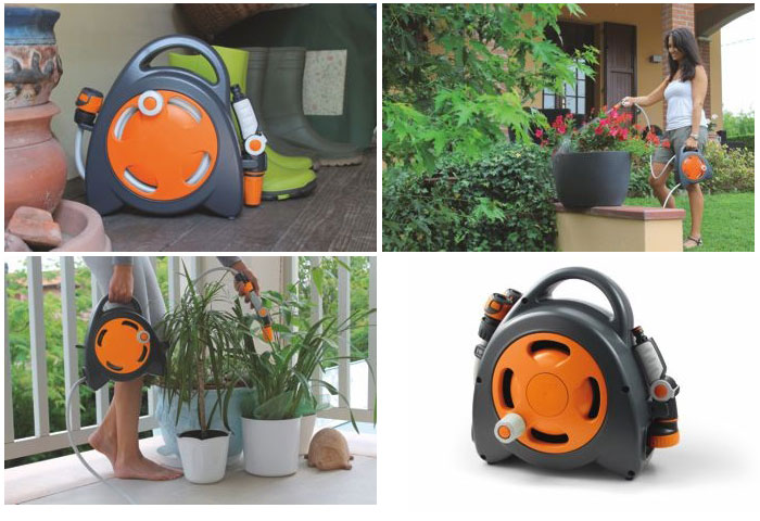 Motalica Sa Crevom Za Zalivanje Prenosna Aqua Bag Orange