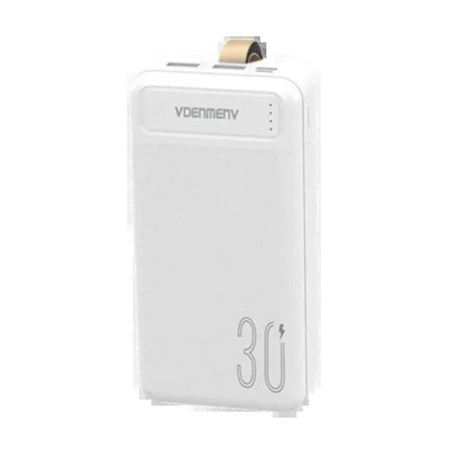 Power bank Denmen DP17 30000Mah 1xType C/2xUSB-A/1xMicro USB