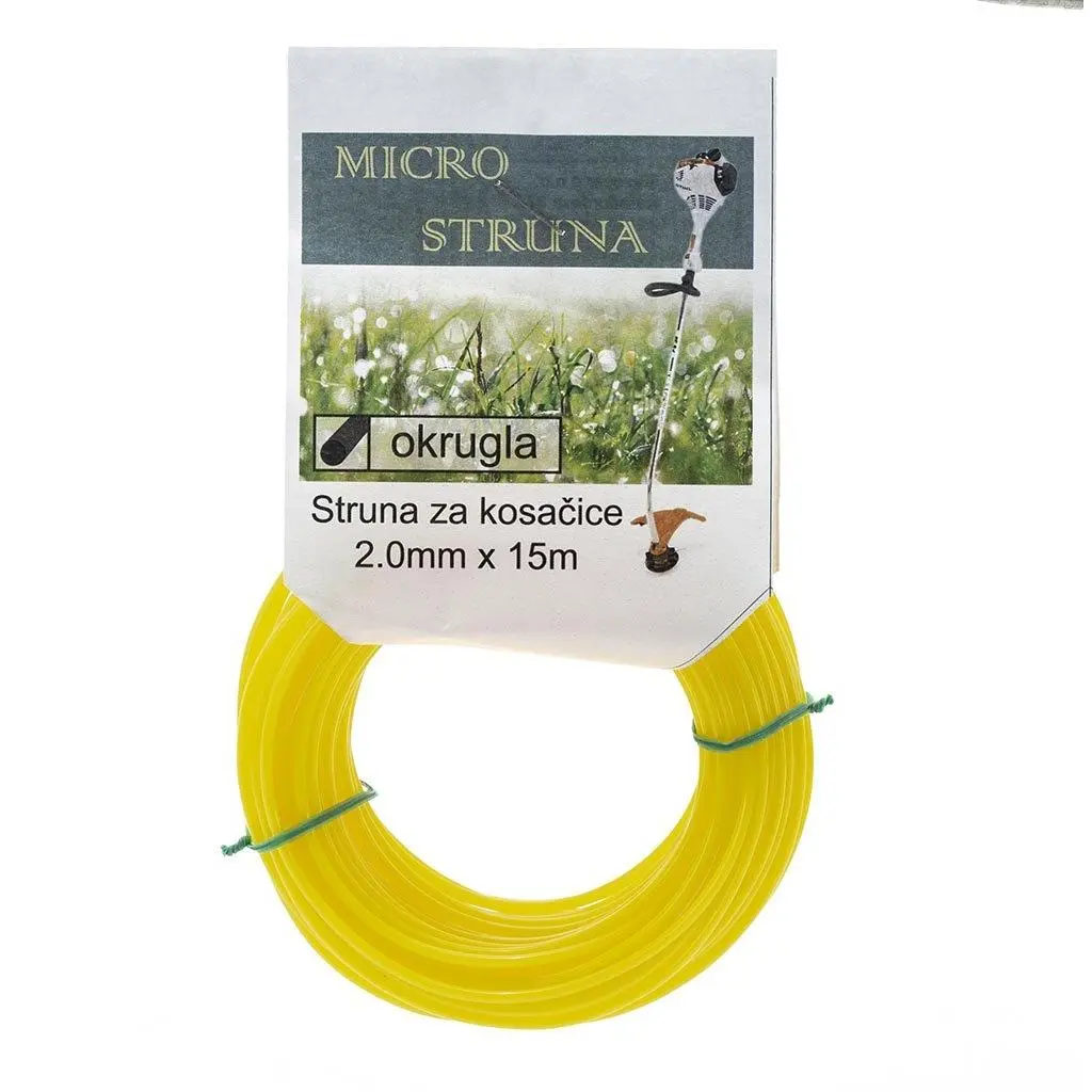 Struna za trimer 2mm x 15m Okrugla nit