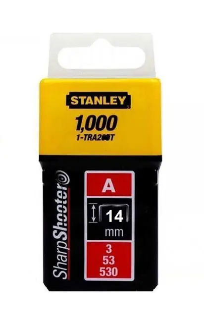 Stanley Klamerice 1000 kom - 14 mm