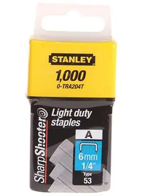 Stanley Klamerice 1000 kom - 6 mm