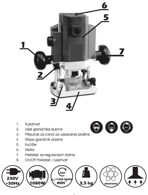 Glodalica WOF1200 74012001