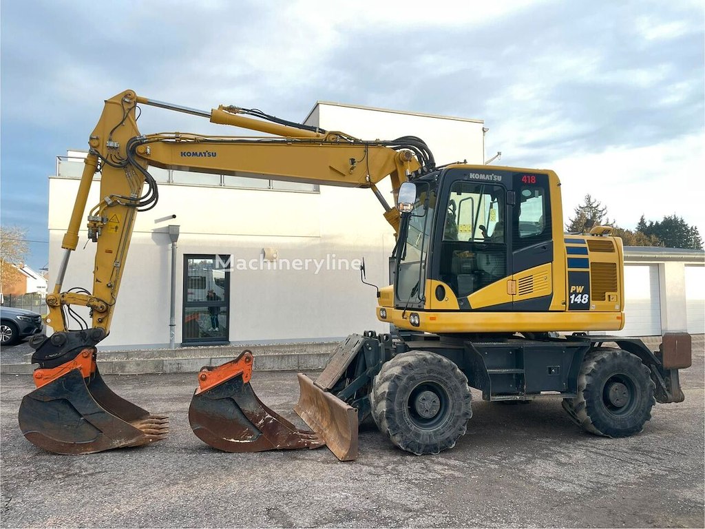 Komatsu PW 148-11 * Klima * Schild * Pratzen * bager točkaš