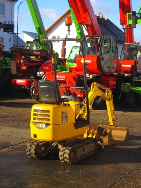 Komatsu PC09 mini bager