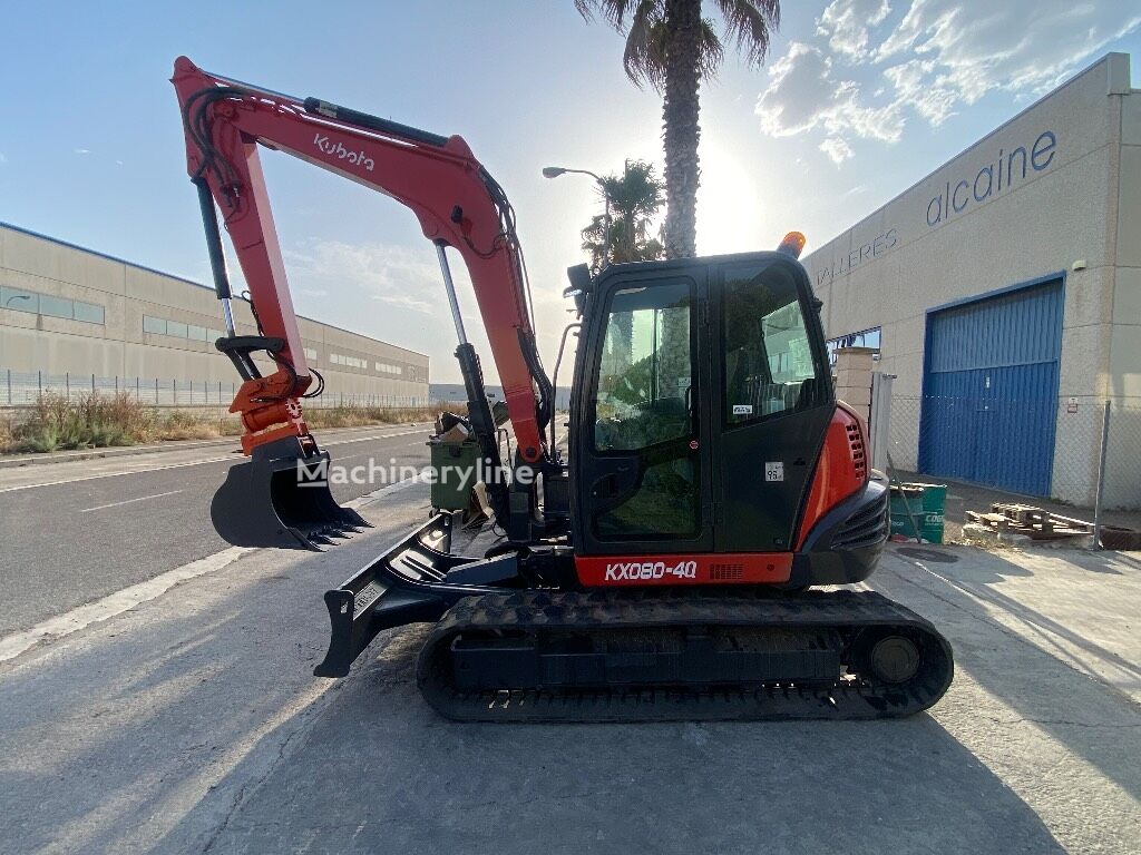 Kubota KX 080-4 Powertilt midi bager