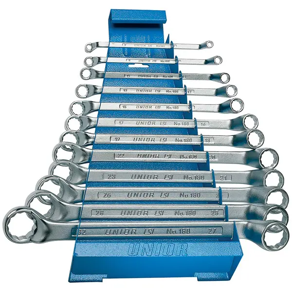 Unior Garnitura okastih ključeva na metalnom stalku 180/1MS 6-32mm 605545