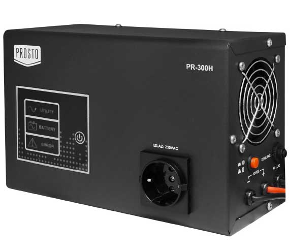 Naponski pretvarač 200W 12V-230V sa punjačem akumulatora PR-300H