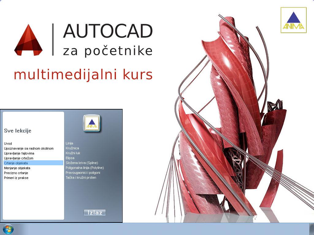AutoCAD za početnike - multimedijalni kurs