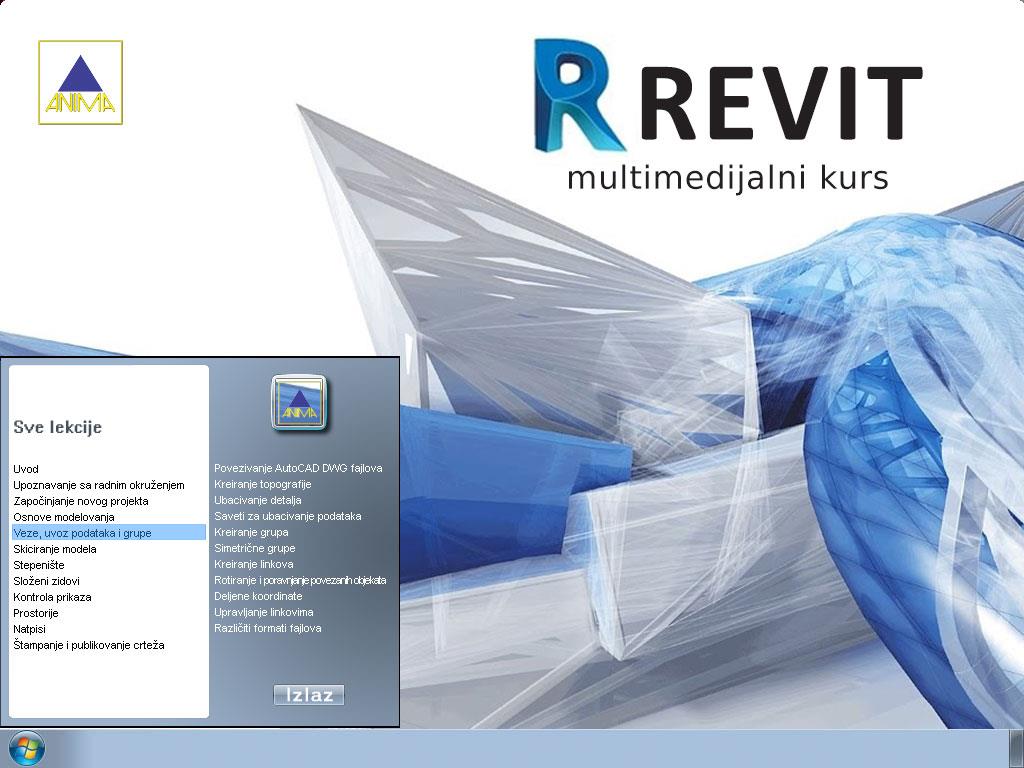 Revit - multimedijalni kurs