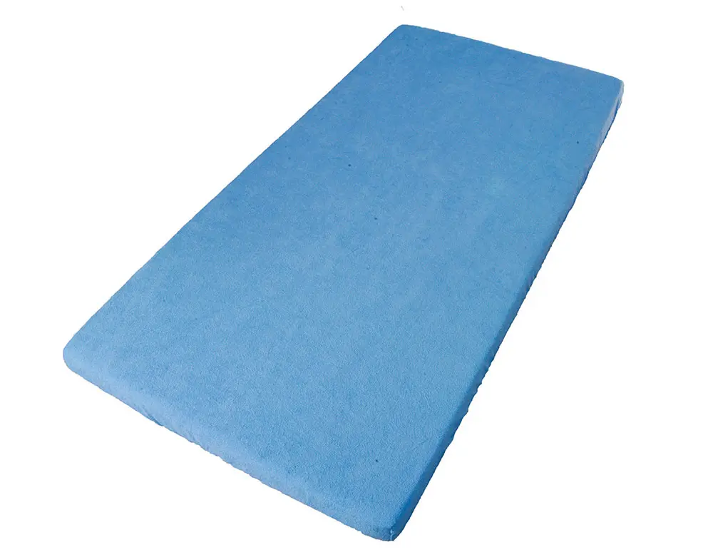 Čaršav frotir 160 x 80 cm plave boje za dečije krevete