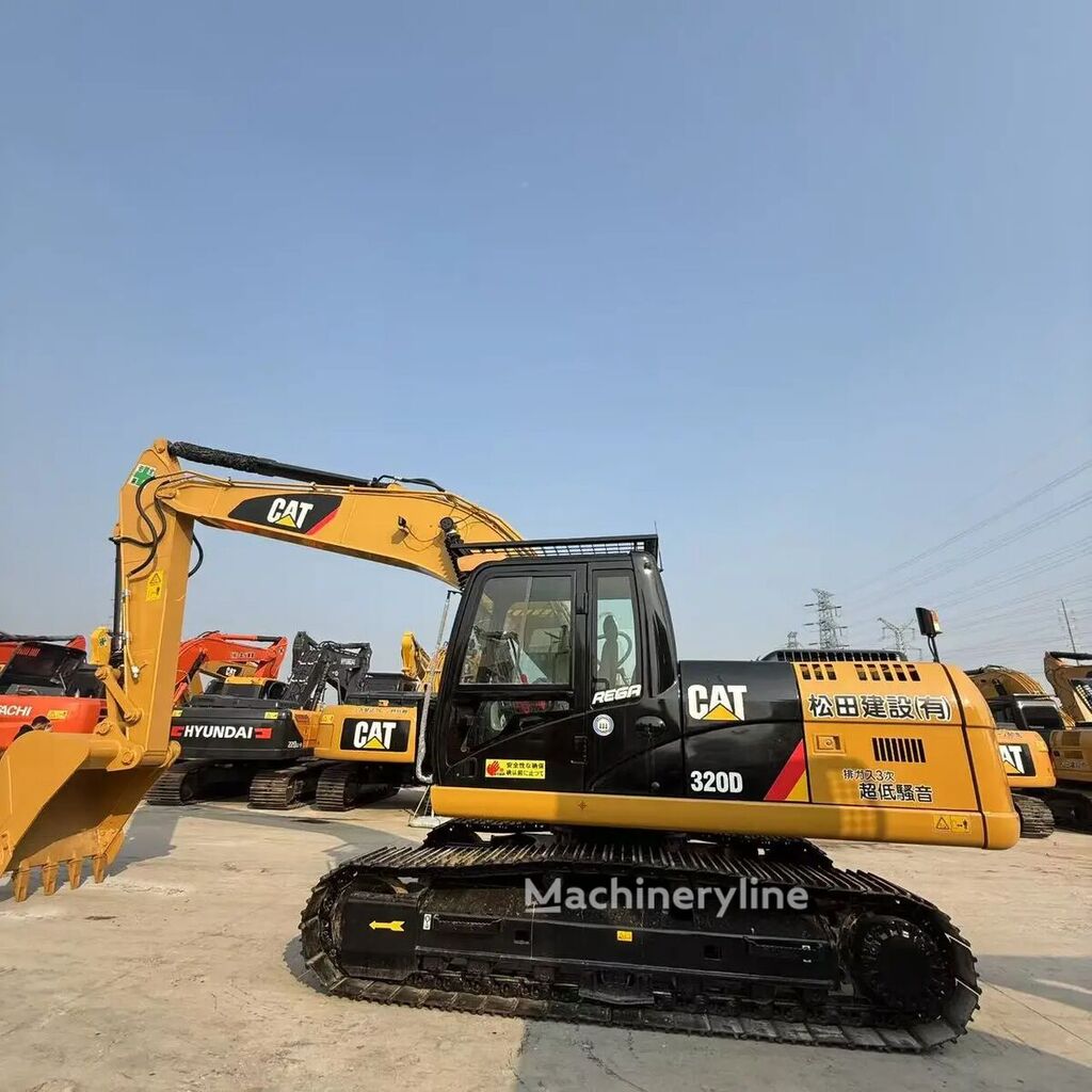 Caterpillar 320d Crawler Excavator Building Earth-Moving Machinery Used E bager guseničar