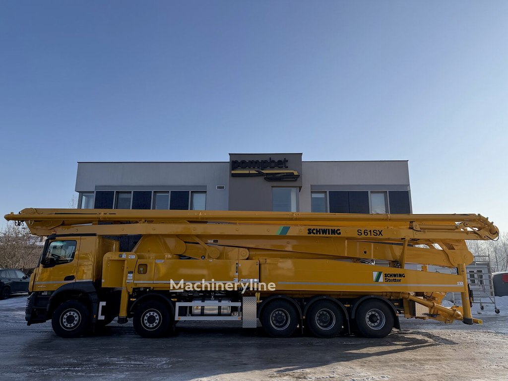 Nova Schwing S61SX na šasiji Mercedes-Benz Arocs 5046 pumpa za beton