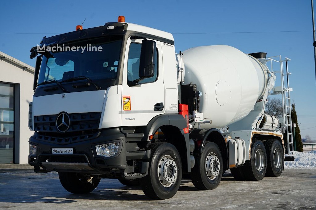 Stetter na šasiji Mercedes-Benz Arocs 3540 kamion s mešalicom za beton