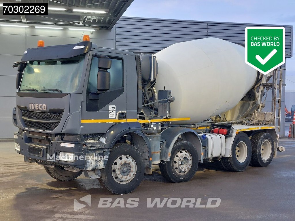 IVECO X-Way 400 8X4 9m3 mixer Automatic Cruise control Euro 6 kamion s mešalicom za beton