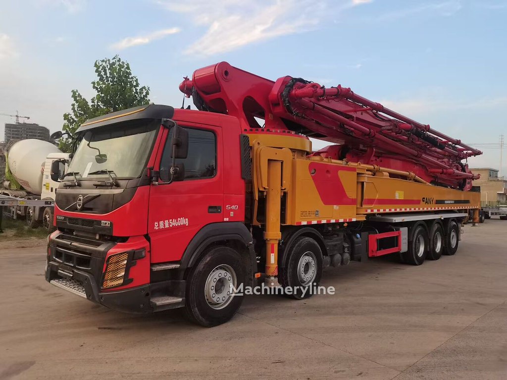 Sany na šasiji Volvo 540 pumpa za beton