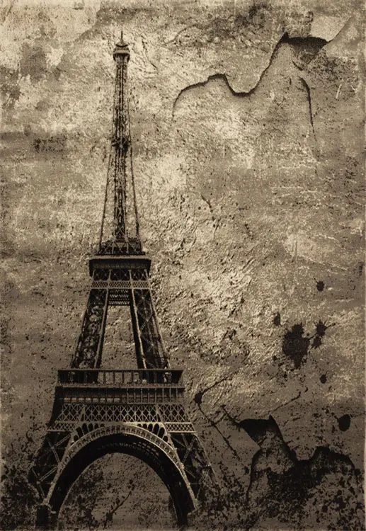 Tepih Ekol Popart P 010 Black Silver 80x150 cm