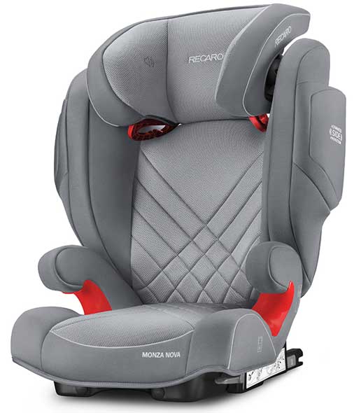Autosedište za decu Recaro Monza Nova 2 Seatfix Aluminium Grey 15 - 36 kg