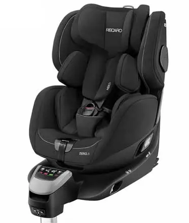 Autosedište za decu Recaro Zero.1 i-Size Performance Black Rotirajuće Do 18kg