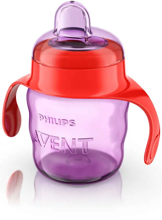 Avent Čaša za lako pijenje Spout Cup Easy, za devojčice 200ml 6m+