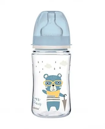 Canpol Baby flašica 240ml, široki vrat - Bonjour Paris 35/232_blu