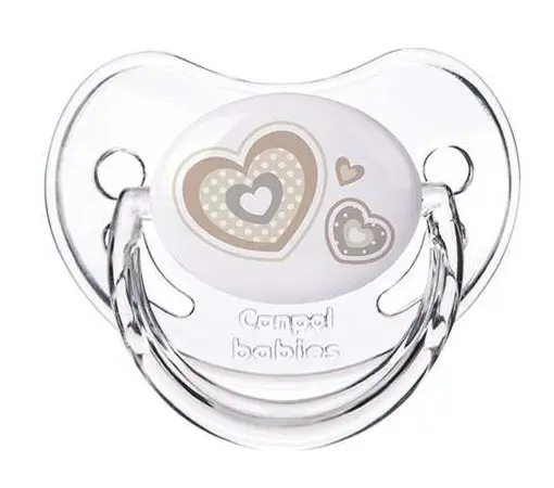 Canpol Orthodontic babies silikonska varalica 18M + 22/567 Hearts Newborn Baby