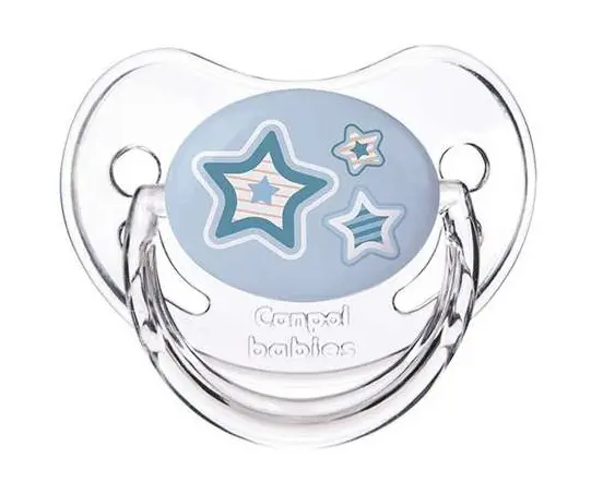 Canpol Orthodontic babies silikonska varalica 18M + 22/567 Stars Newborn Baby