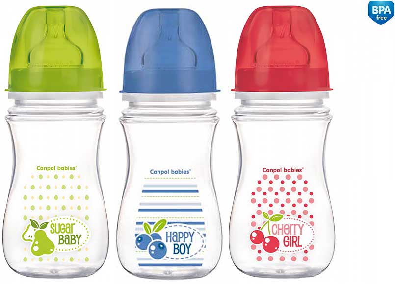 Canpol Antikolik flašica za bebe EasyStart Fruits 240ml 35/213