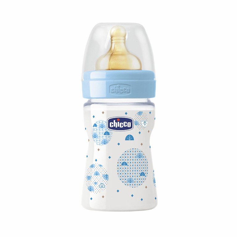 Chicco Flašica Well-Being sa kaučuk cuclom 150ml 0m+ 00070730000000