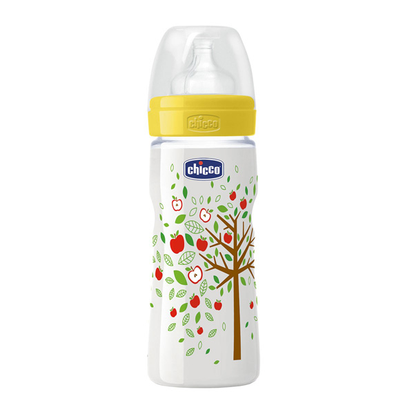 Chicco Flašica Well-Being sa silikonskom cuclom 330ml 4m+ 00070770000080