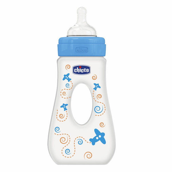 Chicco Flašica Passeggio sa silikonskom cuclom 240ml 4m+ 00075725210000