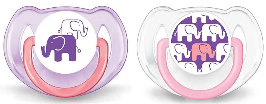Avent Laža za bebu 2kom 6-18m Ružičasti slon